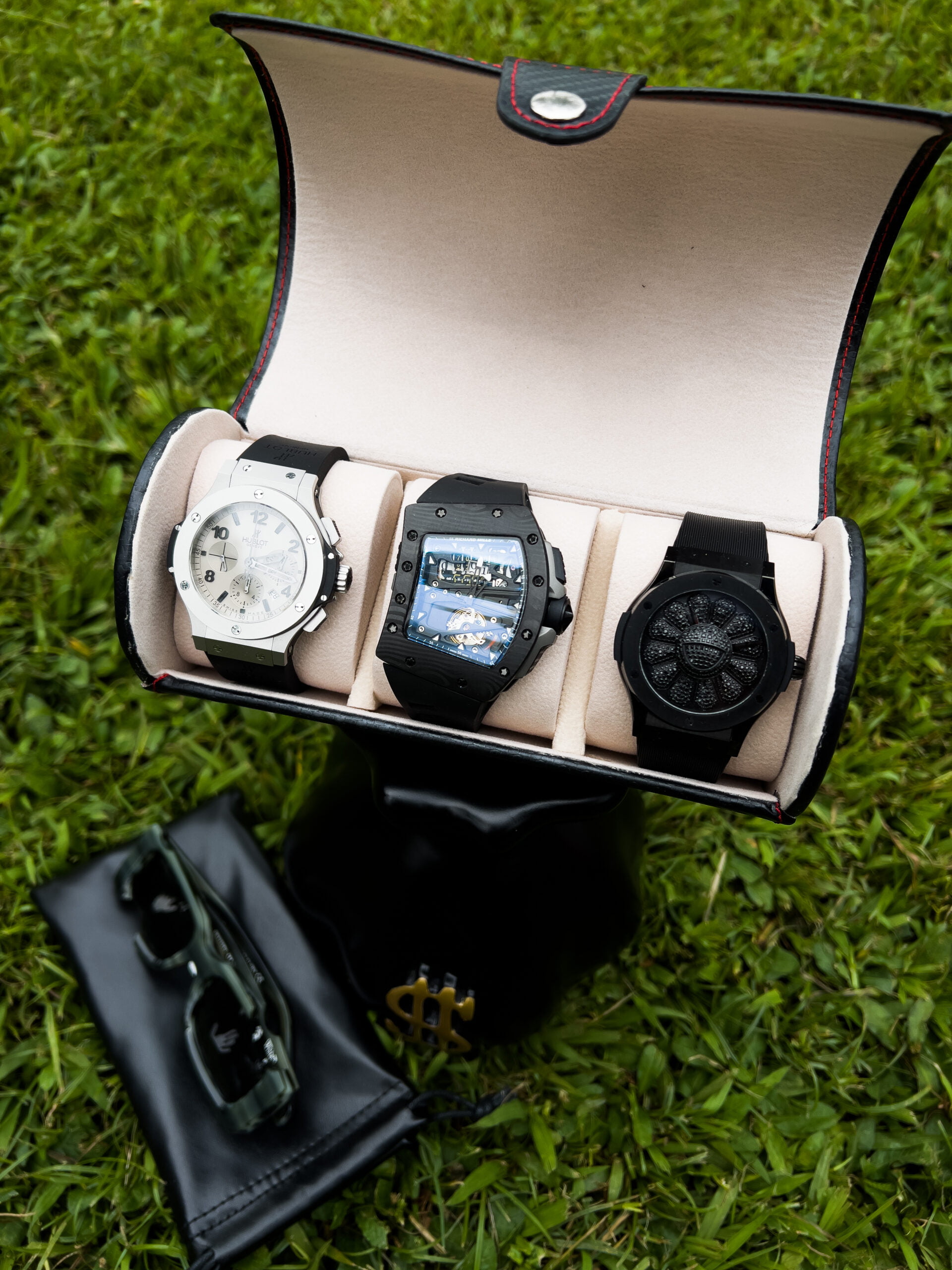 Relojera de lujo 3 puestos NB - Atumano