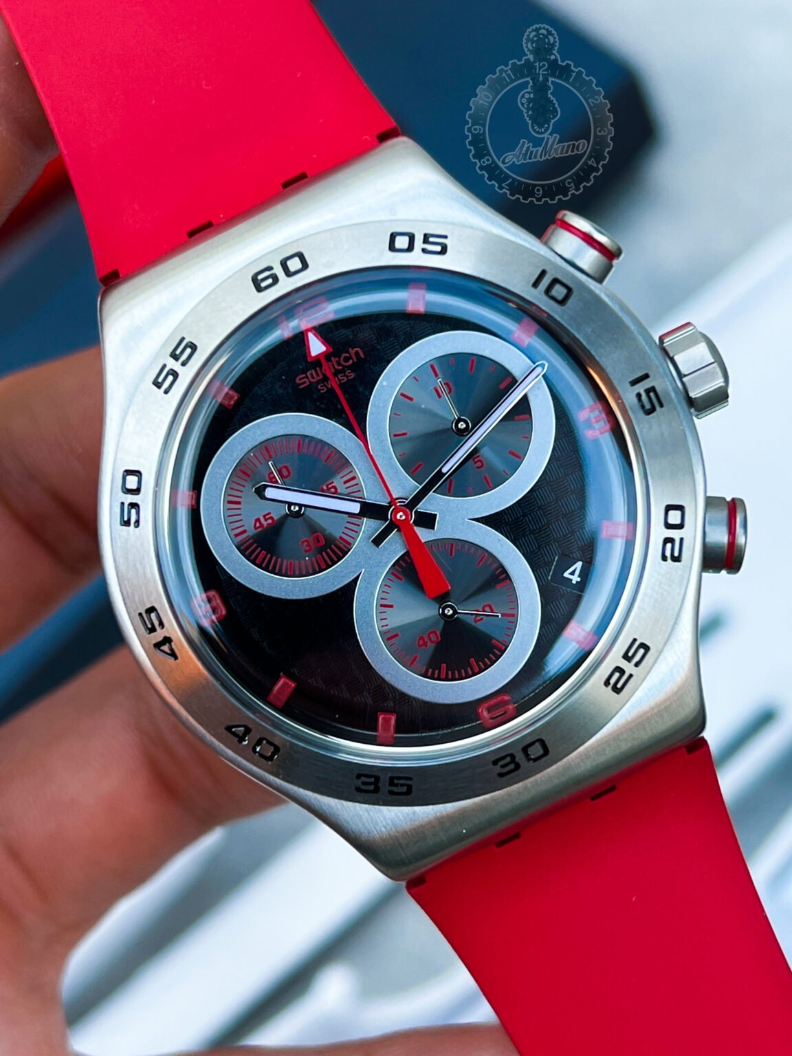 Reloj Swatch (YVS524) Crimson Carbonic Red | Atumano