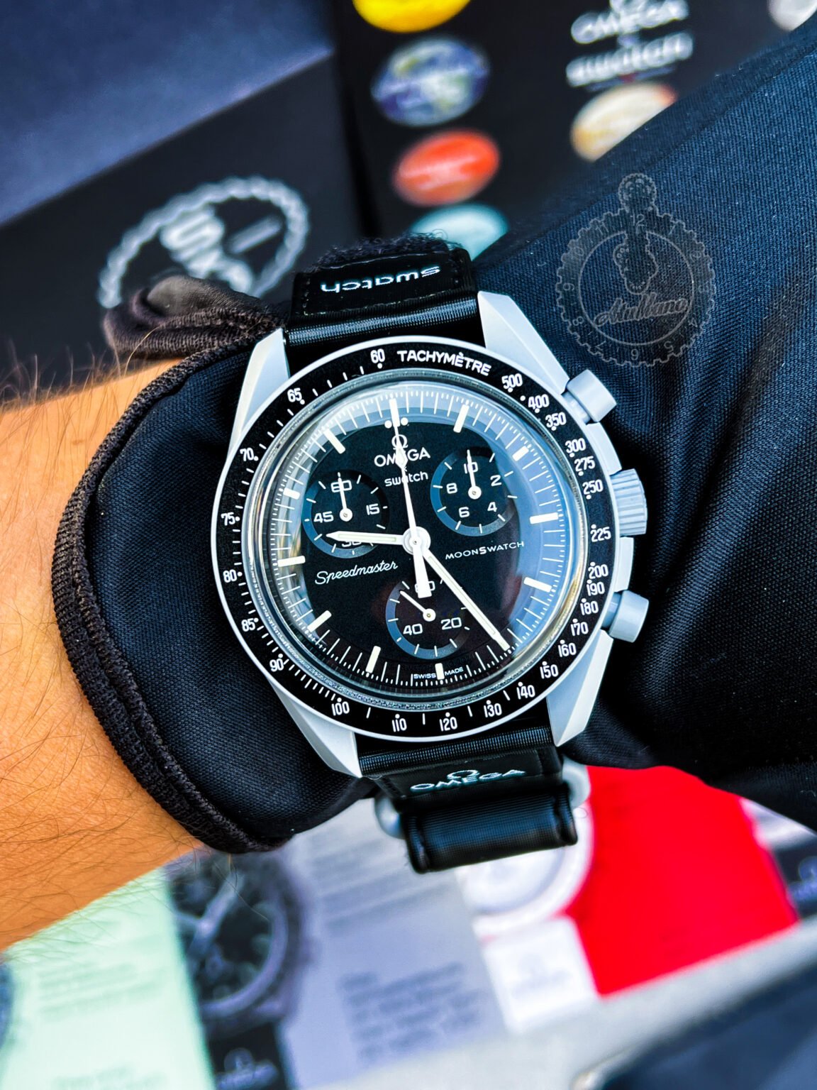 Reloj Swatch X Omega (SO33M100) MoonSwatch Mission To The Moon | Atumano