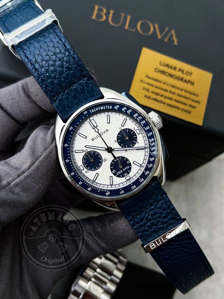 Reloj Bulova Lunar Pilot (98K112) Cuarzo Alto Rendimiento | Atumano