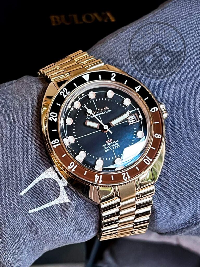 Reloj Bulova Devil Diver Oceanógrafo GMT (97B215) Automático | Atumano